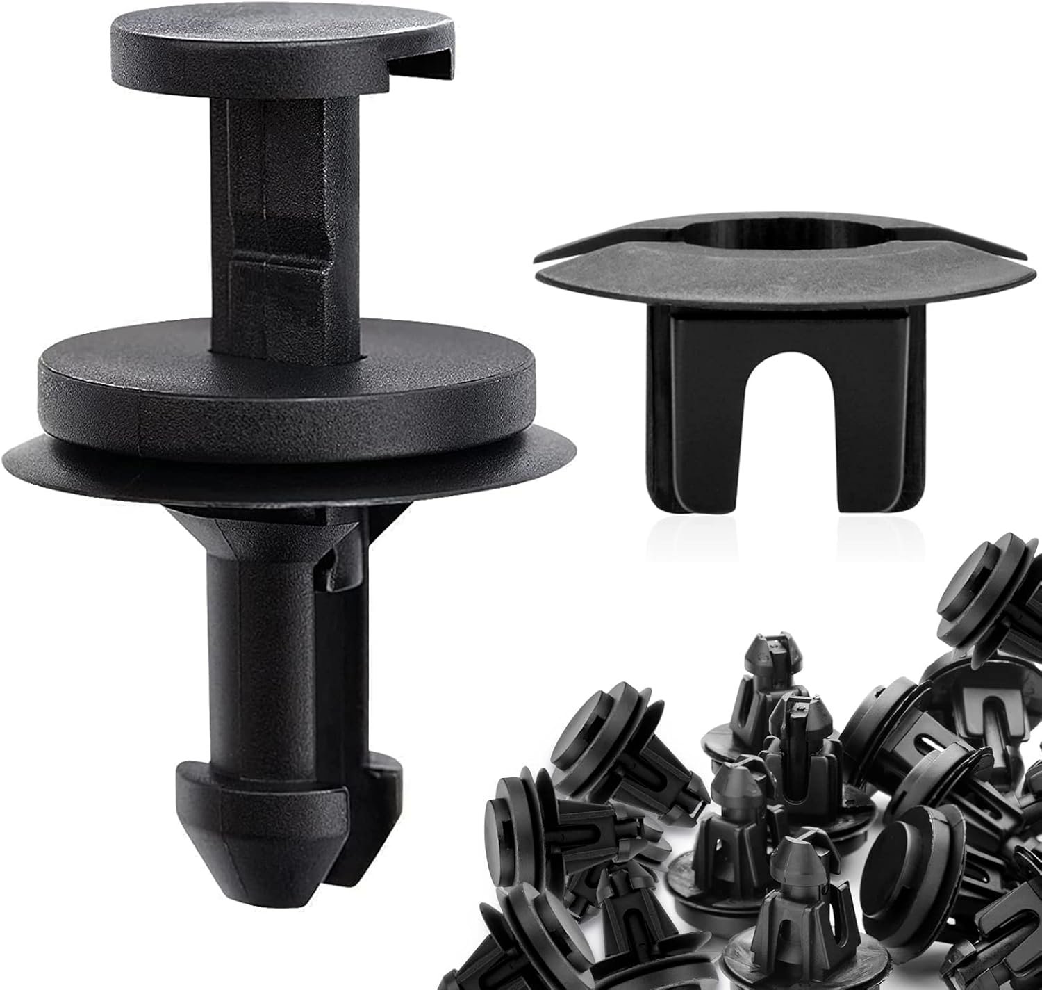 AOIT 15 Sets Air Deflecter Retainer Clips & Grommets, Front Bumper Clip ...
